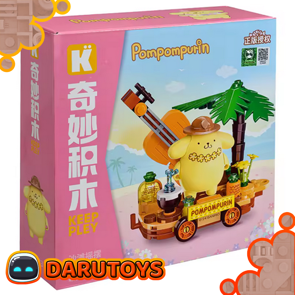 Pompompurin Mini Car Float | Music On The Beach – Darutoys